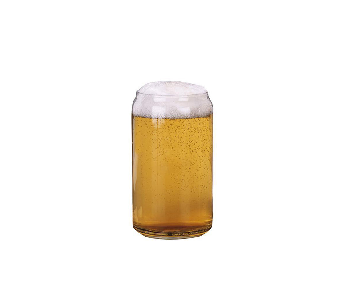 Beer Can Drinking Glass 473ml – green with envy nz