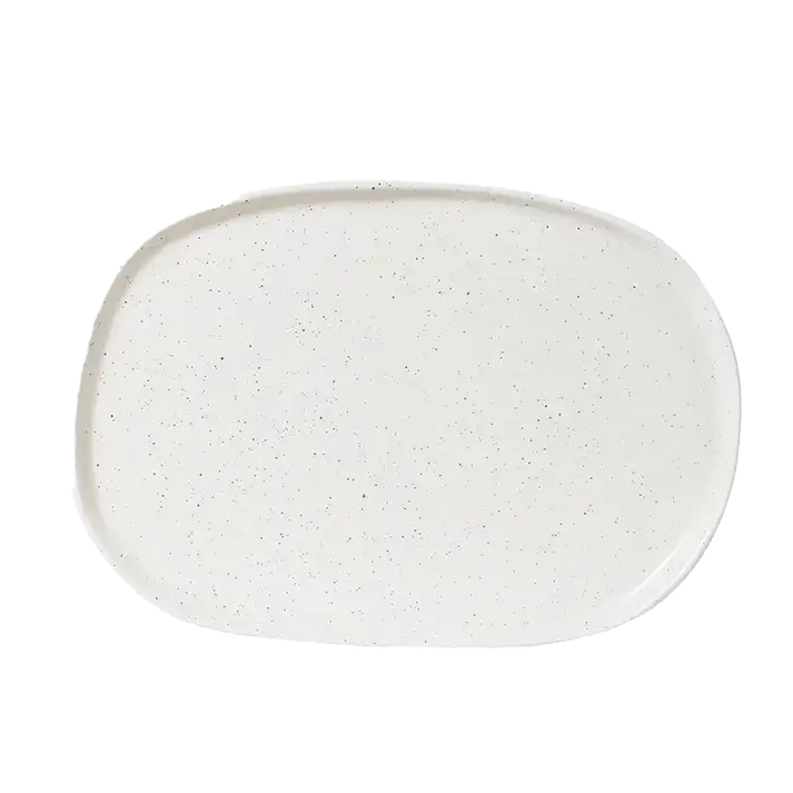 Earth oblong stoneware platter 36cm – green with envy nz