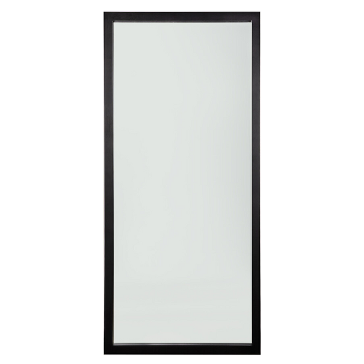 XL oak full length mirror 200 x 90cm black – green with envy nz