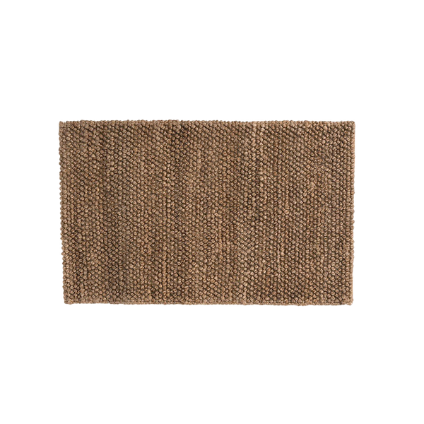 Looped jute door mat 50 x 80cm – green with envy nz