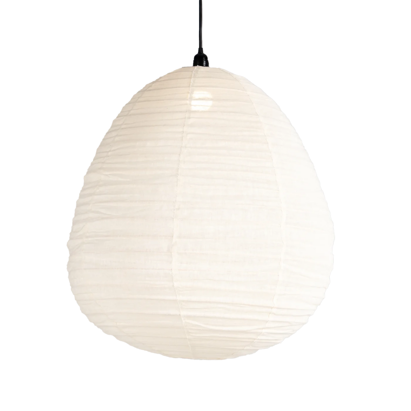 Miami linen pendant shade off white – green with envy nz